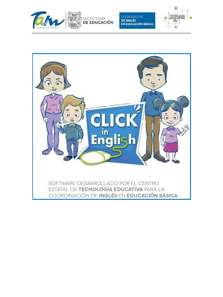 Manual de Usuario Click in English | PDF