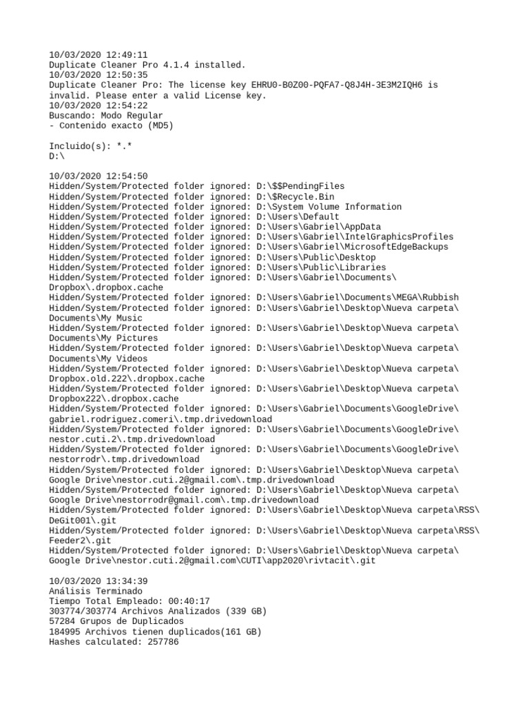 Duplicate Cleaner Log | PDF | Software | Software Development