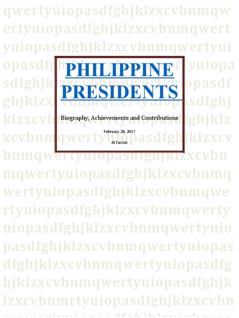 Complete List of Philippine Presidents | PDF | Corazon Aquino | Benigno ...