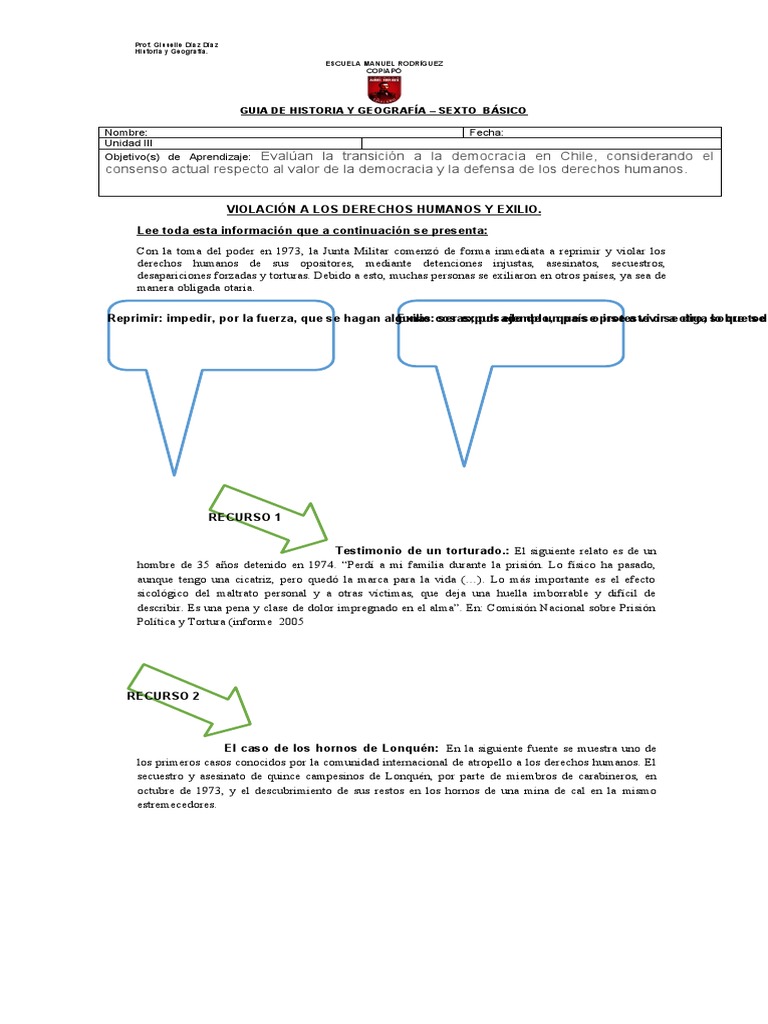 Guia 6 Hist Sem20 | PDF