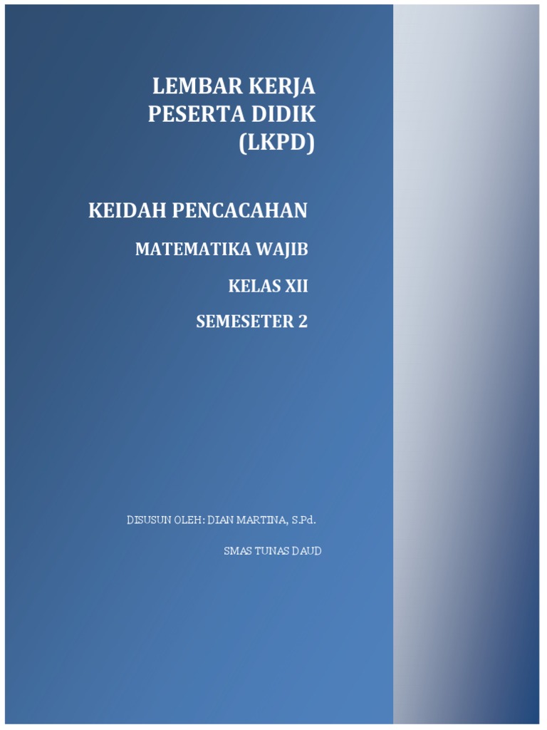 LKPD MTK KAIDAH PENCACAHAN | PDF