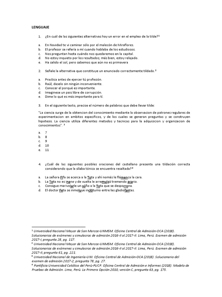 Simulacro 7 | PDF | Perú | Puntuación