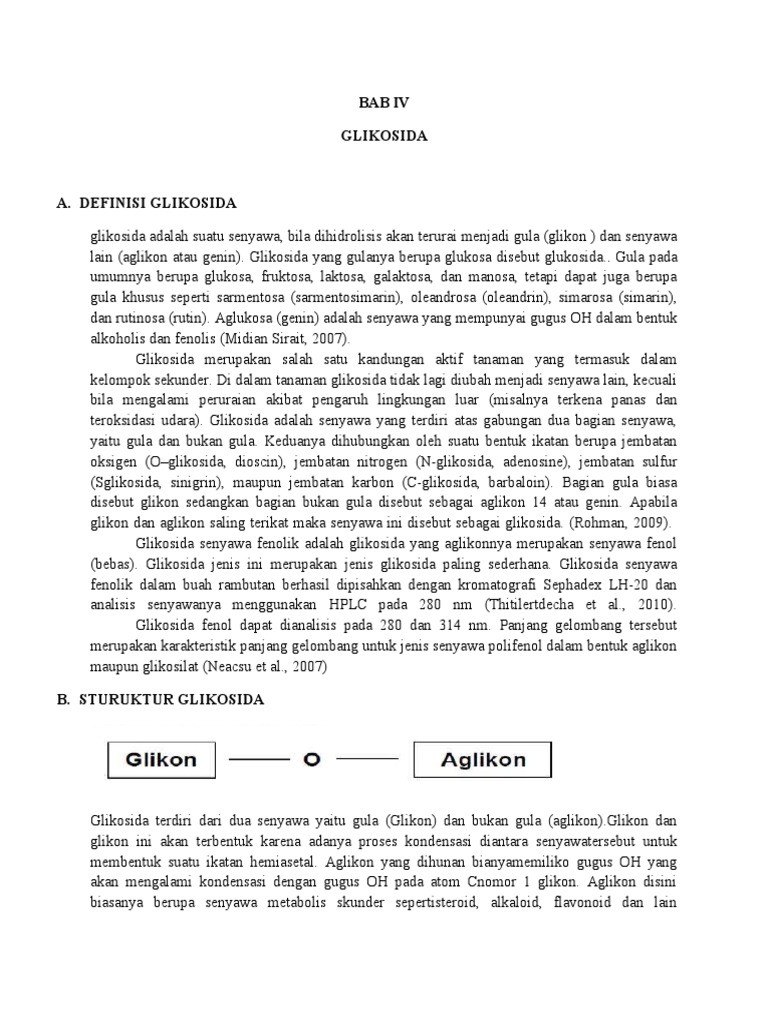GLIKOSIDA | PDF | Sains & Matematika