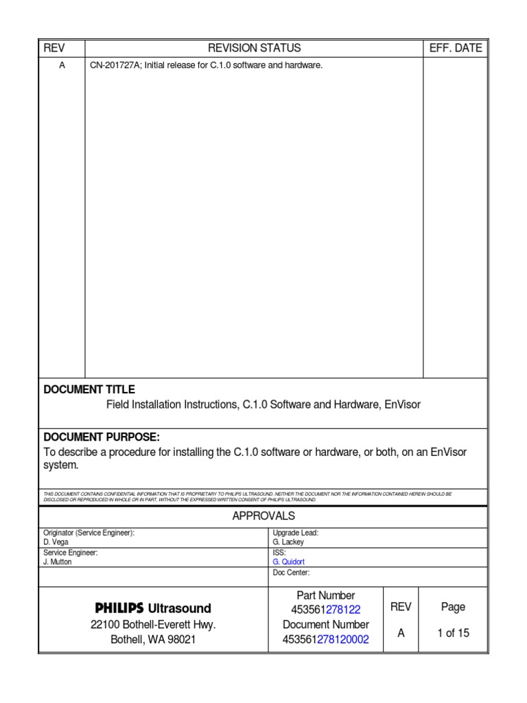 Field Installation Instructions C.1.0 | PDF | Booting | Electrical Connector