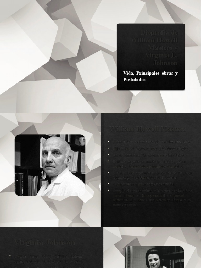 Biografía de William Howell Masters y Virginia E | PDF | Orgasmo ...