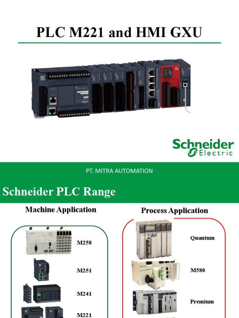 PLC M221 and HMI | PDF | Programmable Logic Controller | Computer Engineering