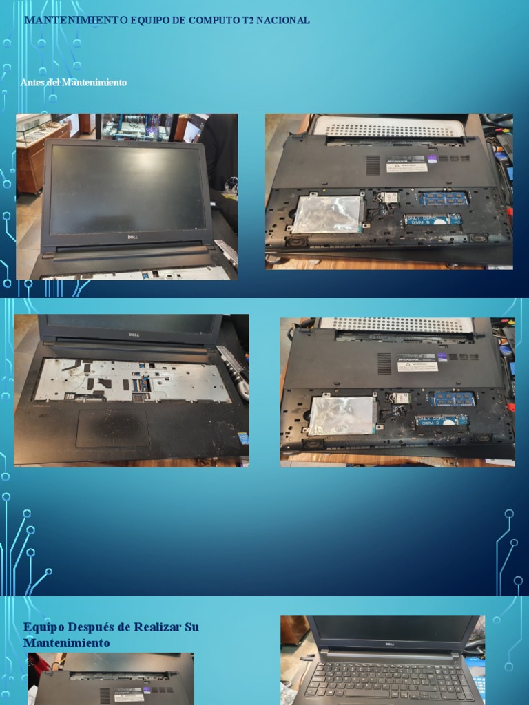 Mantenimiento Equipo de Computo T2 Nacional | PDF