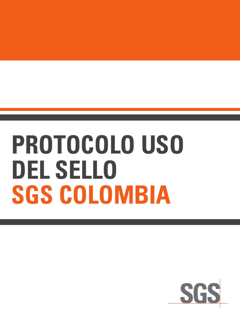 Guia Uso Del Sello SGS | PDF | Modelo de color Rgb | Diseño de comunicacion