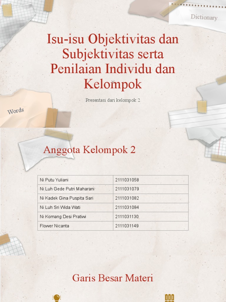 Isu Dan Penilaian | PDF
