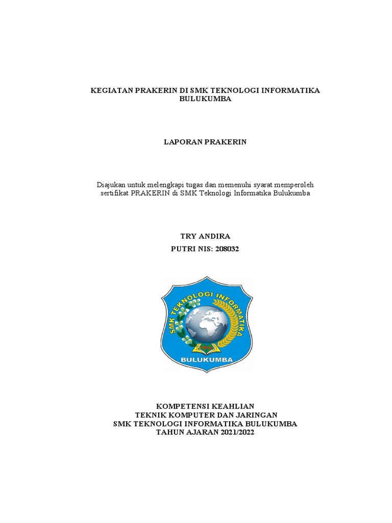 Laporan Try Andira Putri | PDF