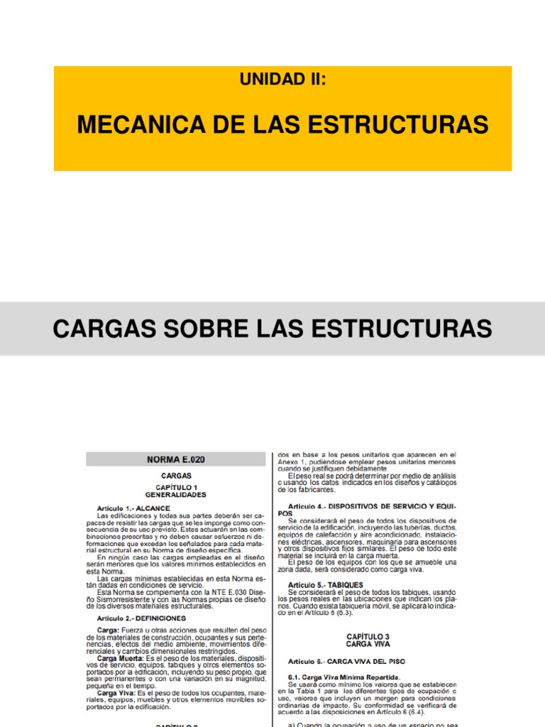 Cargas Sobre Las Estructuras | PDF | Herida | Ciclones tropicales