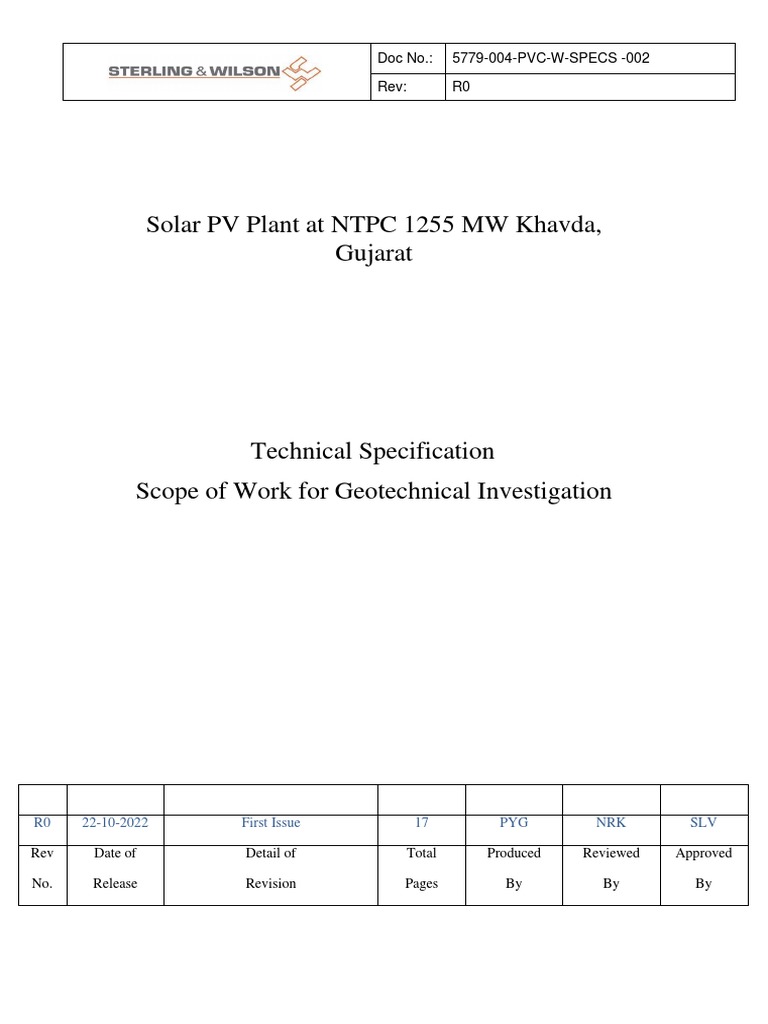 5779-004-Pvc-W-Specs - 002 - R0 | PDF | Deep Foundation | Specification (Technical Standard)