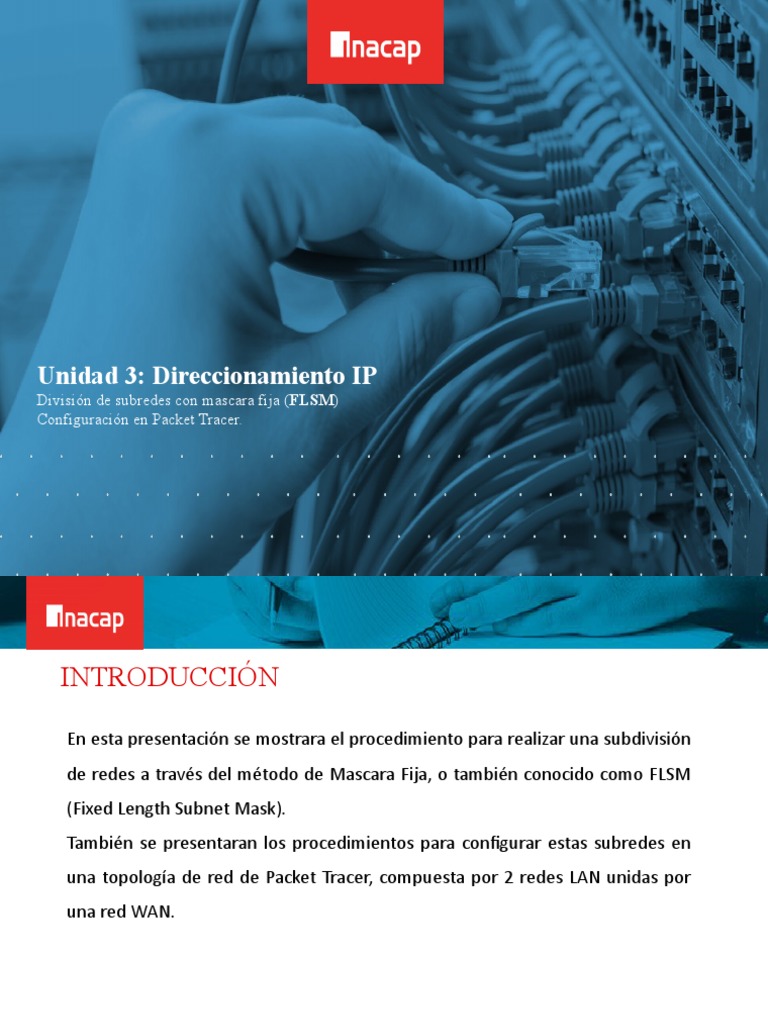 UNIDAD 3.1.1 - División de redes FLSM | PDF | Dirección IP | Arquitectura de internet