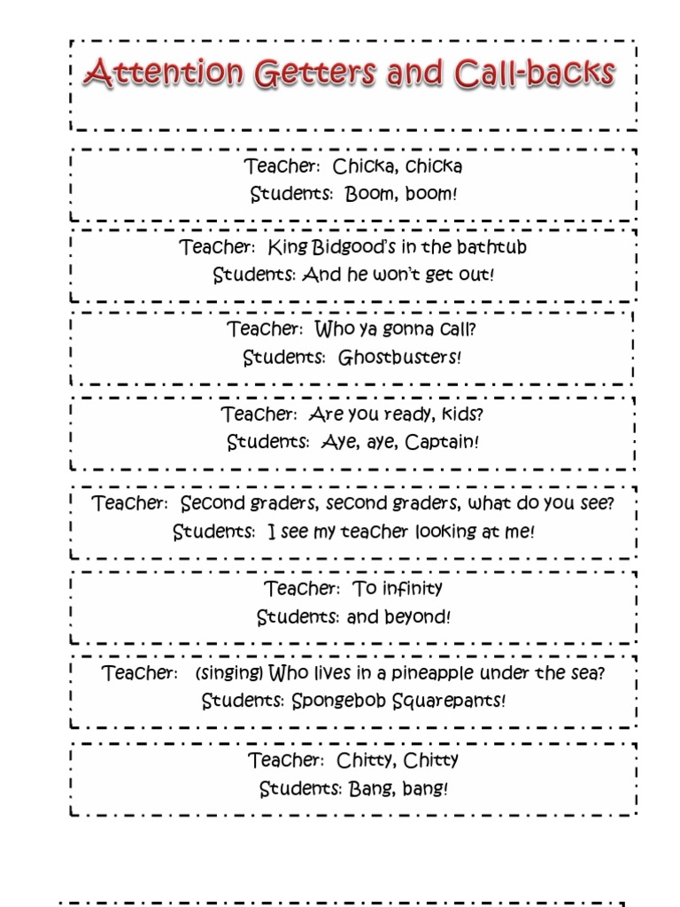 Call Backs | PDF