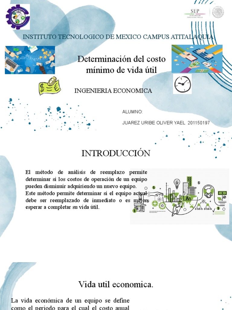 Determinación Del Costo Mínimo de Vida Útil | PDF | Economias
