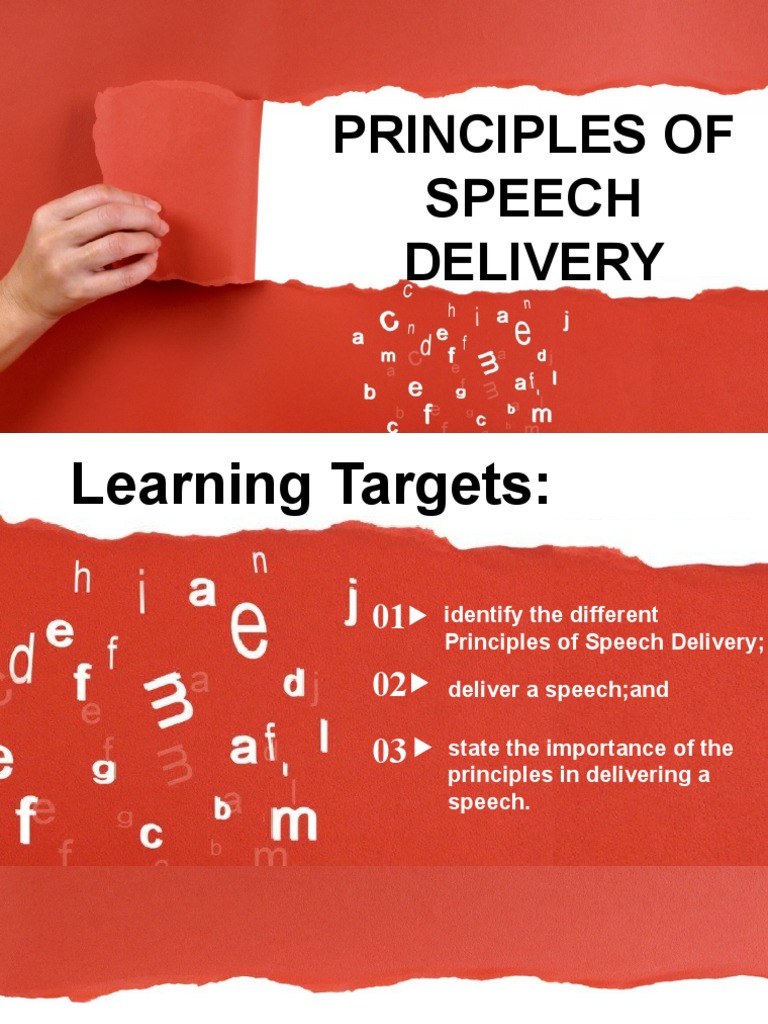 11 Principlesof Speech Delivery 1 1 | PDF | Speech | Nonverbal ...