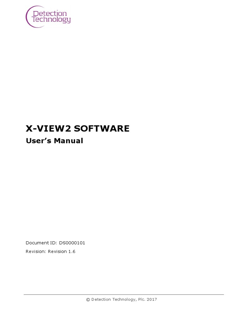 DS0000101 User's Manual - X-View2 Software | PDF | Computer Network ...