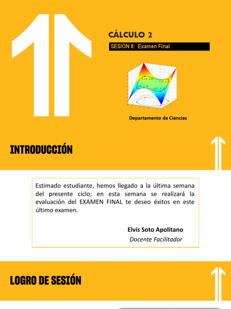 S8 PPT Examen Final CAL2 - 2022-2 | PDF | Objetos matemáticos | Ecuaciones