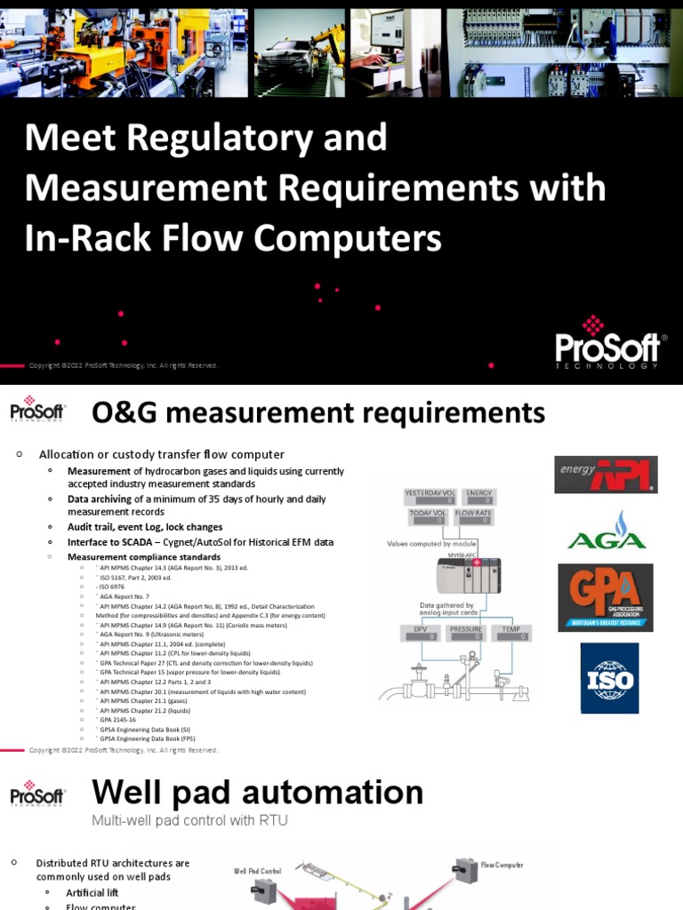 ProSoft Flow Computer Overview - 2022 | PDF | Automation ...