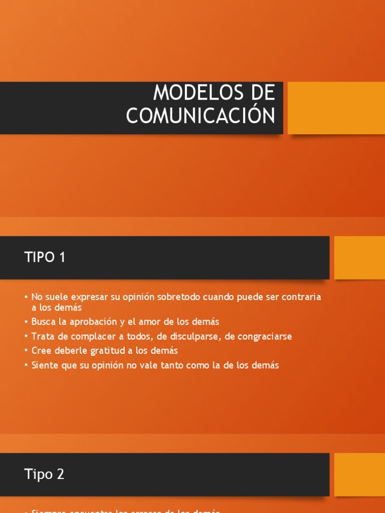 Modelos de Comunicación | PDF