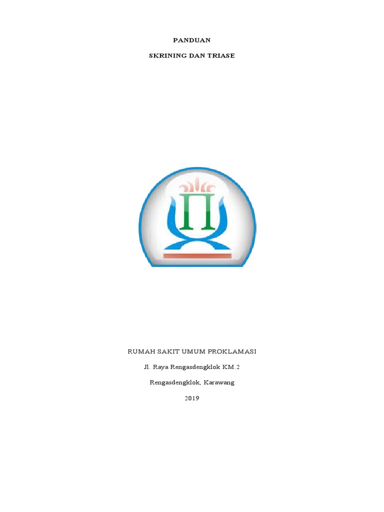 Panduan Skrining dan Triase RSU Proklamasi | PDF
