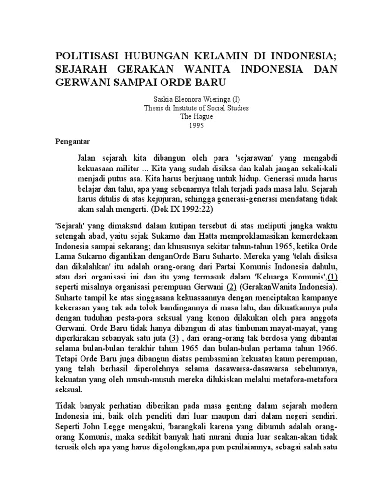 Sejarah Gerwani | PDF