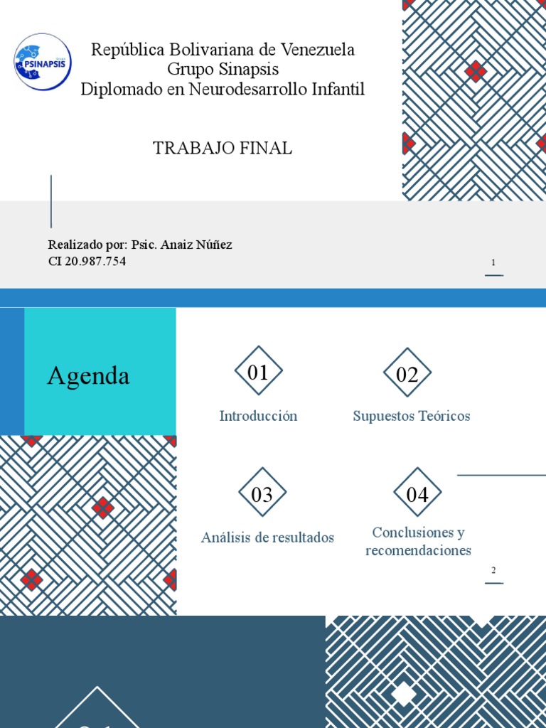 Trabajo Final Informe de Estimulacion Temprana | PDF | Desarrollo cognitivo | Cognición