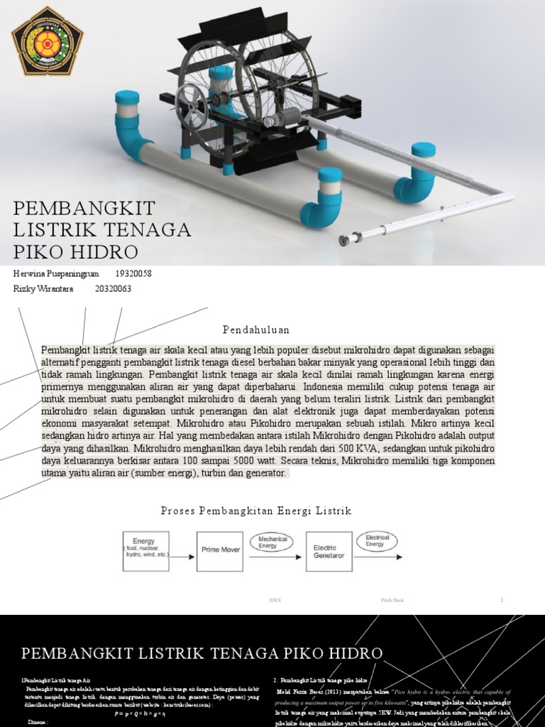 PLTPH Pembangkit Listrik Tenaga Piko Hidro | PDF