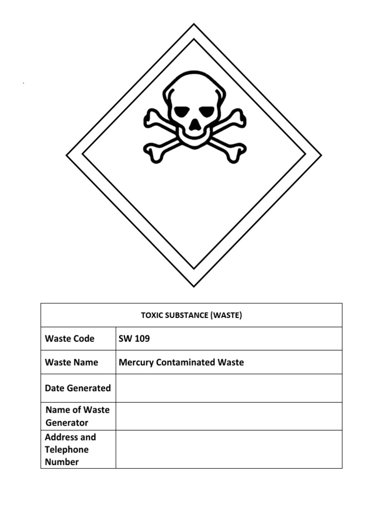 SW 109 Label | PDF