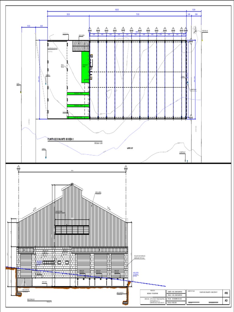 Planificacion Bodega 1 Tecnopark | PDF