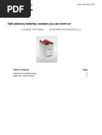 Battery Sizing and Kt Factor Data | PDF