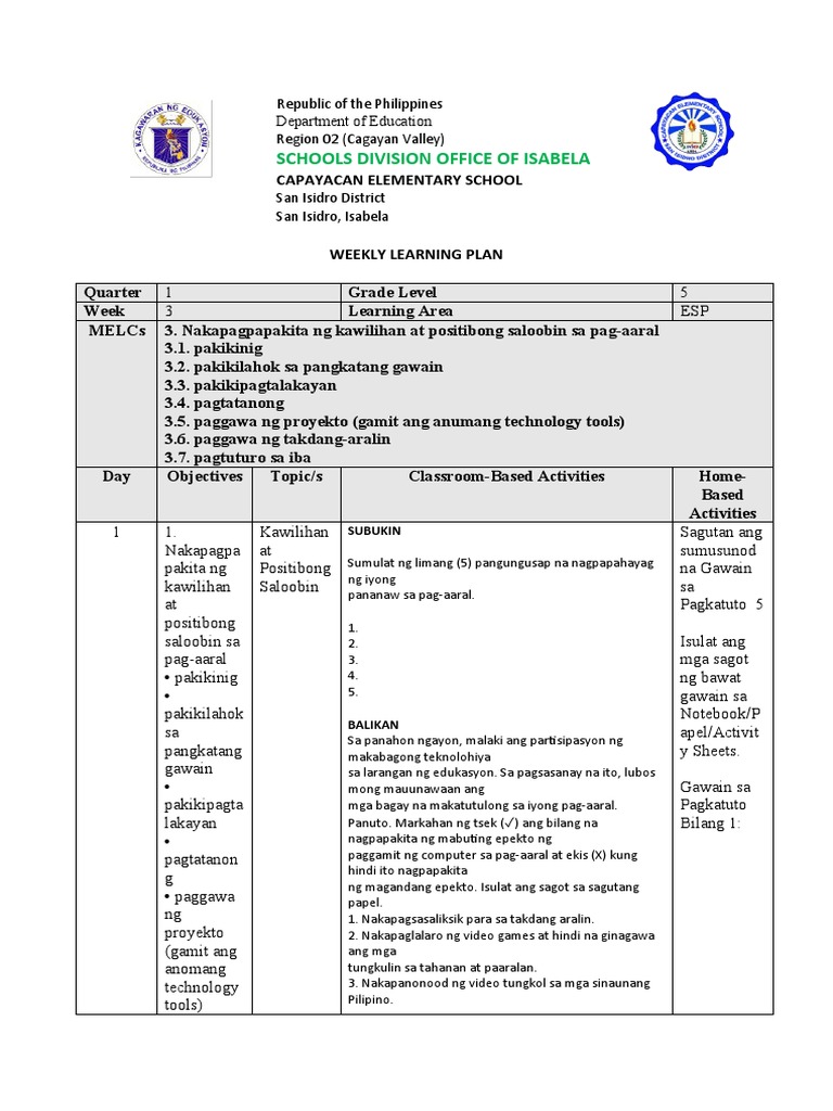 WLP Q1 W3 G5 (Edited) | PDF
