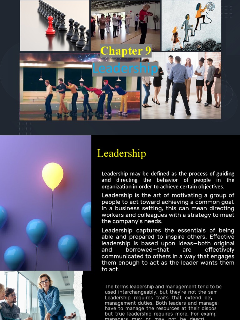 Chapter 9 Leadership | PDF | Leadership | Cognitive Science