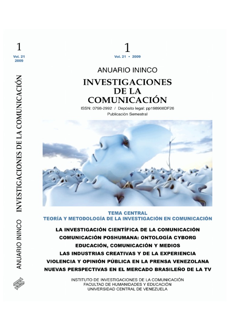 ANUARIO ININCO 21. Artículo La Comunicación Poshumana. Carlos Colina ...