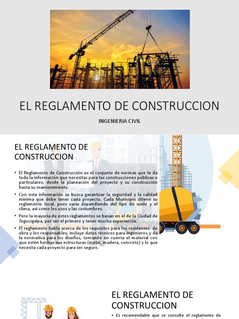 6 Reglamentos de La Construccion | PDF | Hormigón | Regulación