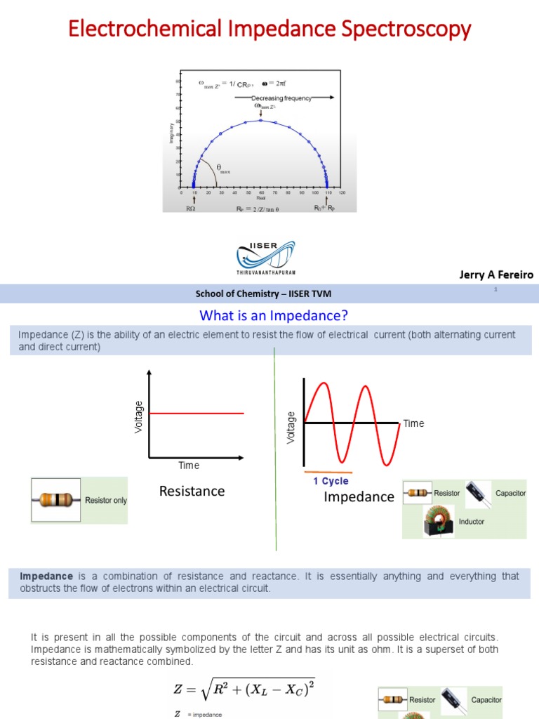 Electrochemical Impedance Spectroscopy (EIS) Technique | PDF | Electrical Impedance ...