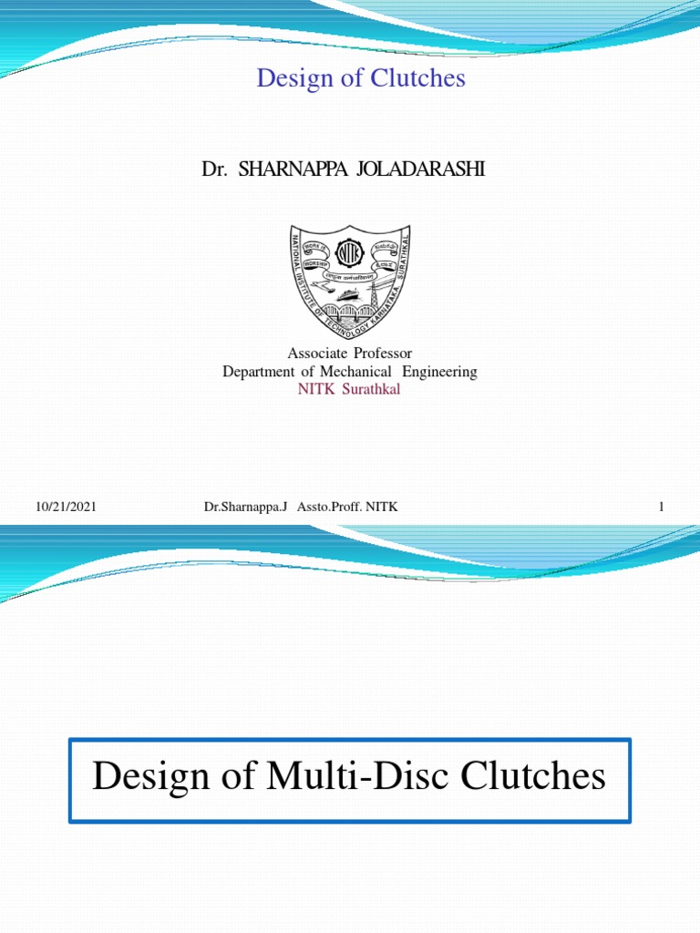 14 Lecture Clutches-Numerical-Examples MDC CC | PDF