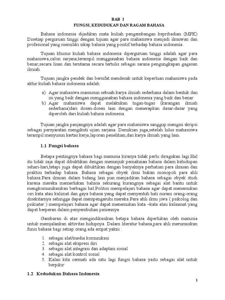Materi Bah - Indo | PDF