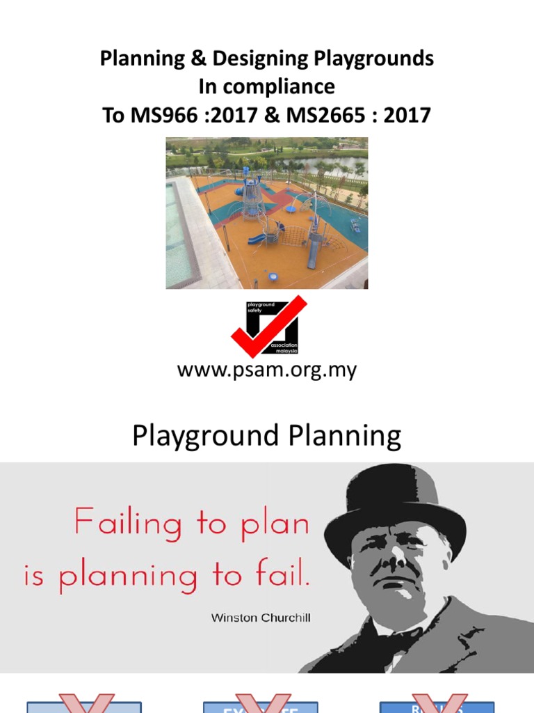 Presentation Designing Planning Playgrounds MS966 | PDF