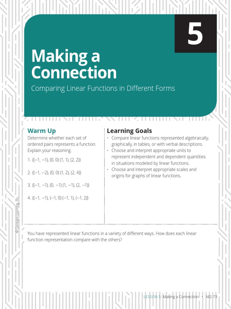 Forms of Linear Functions | PDF | Linearity | Function (Mathematics)