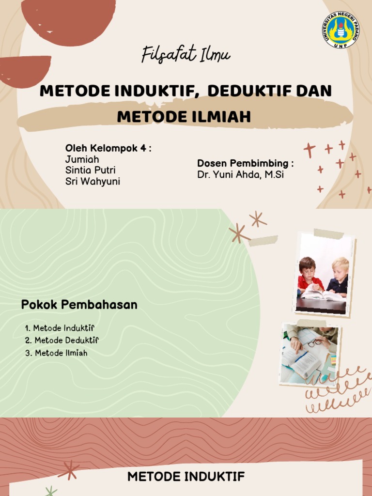 Kelompok 4 - Metode (Induktif Deduktif Ilmiah) - Filsafat Ilmu | PDF
