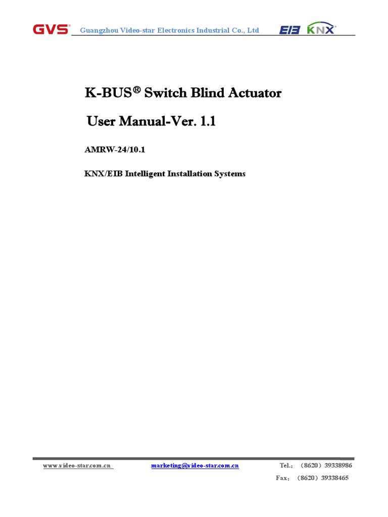 24-12 Switch Shutter Actuator V1.1-En | PDF | Parameter (Computer Programming) | Switch