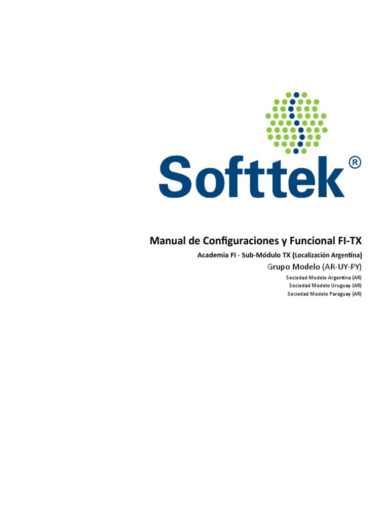 Manual FI-TX: Configuración SAP AR | PDF | Contabilidad | Impuesto al ...