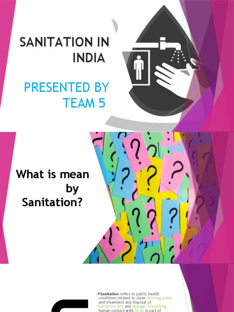 Basic Sanitation In India Pdf Sanitation Wash