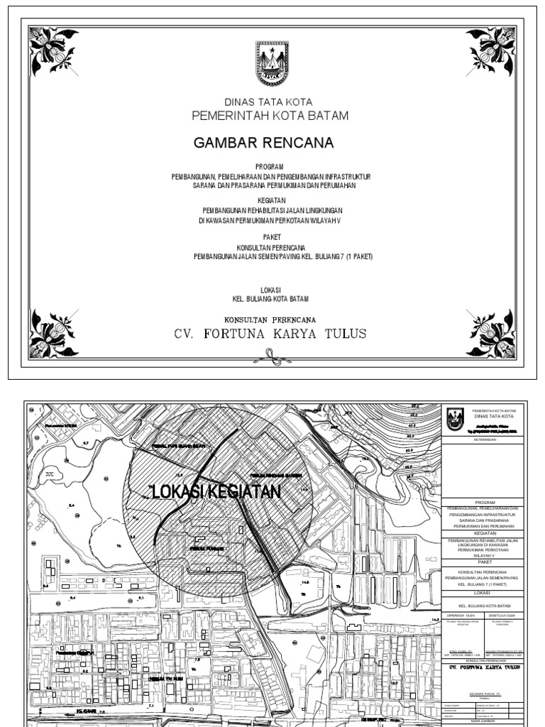 Pembangunan Jalan Buliang Batam | PDF