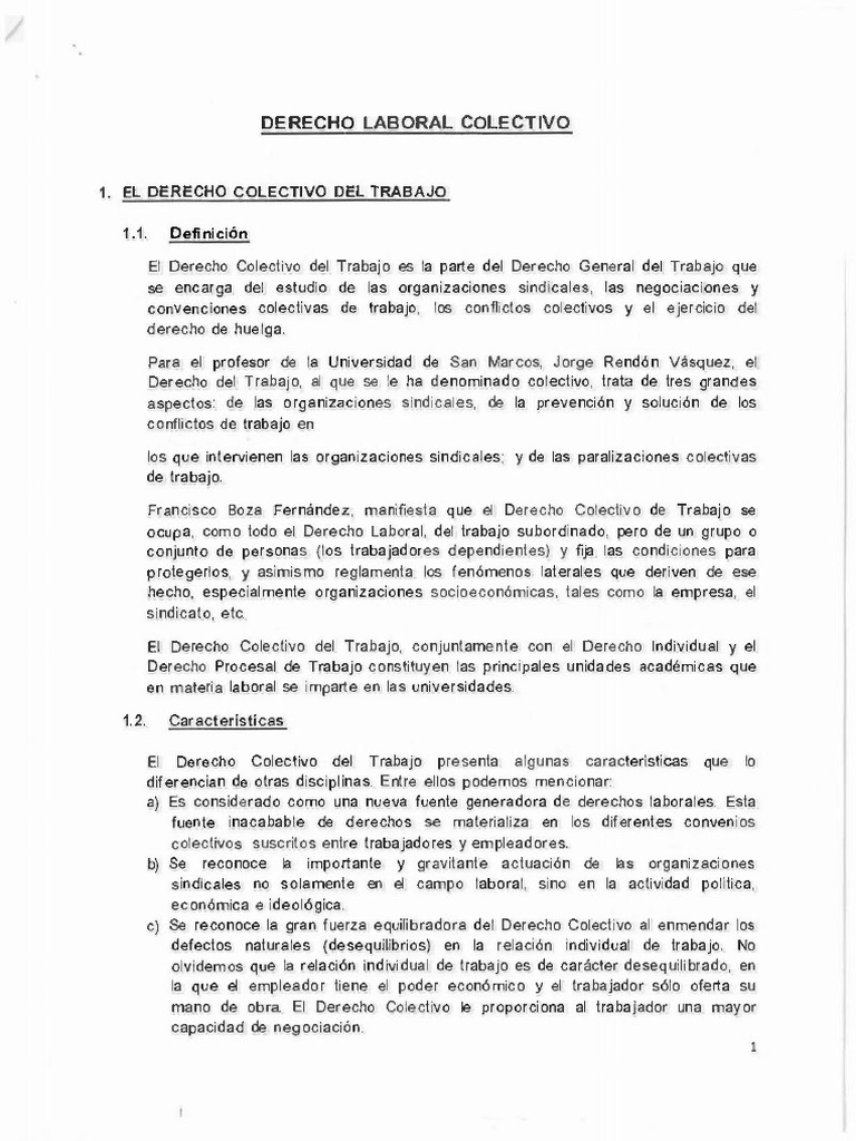 Modulo de Derecho Laboral Colectivo 2022 | PDF | Derecho laboral | Sindicato