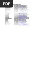 Student Emails Data | PDF | Tamils