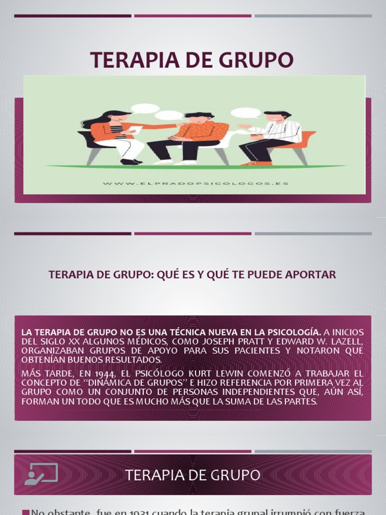 Beneficios de la Terapia de Grupo | PDF | Psicoterapia | Sicología