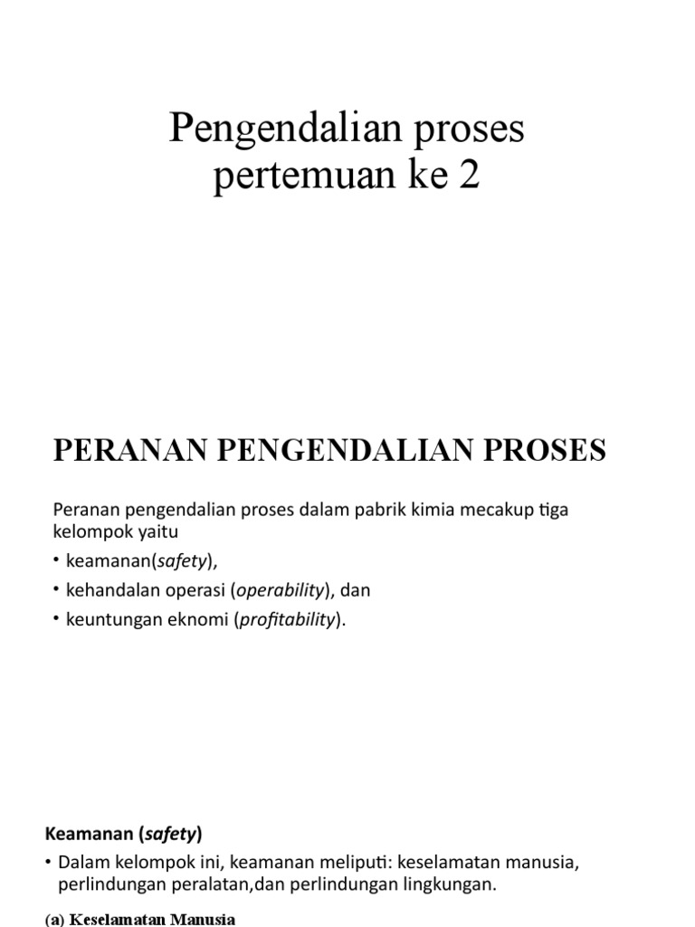 Pengendalian Proses | PDF