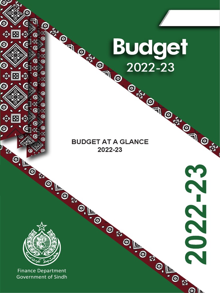 Sindh Budget Overview 2022-23 | PDF